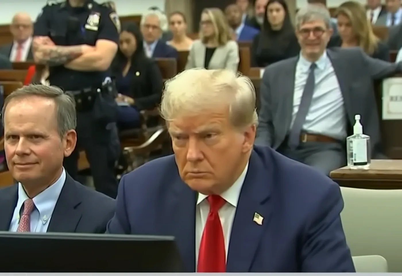 Donald Trump Was Physically Restrained In Court Today – The Halfway Post